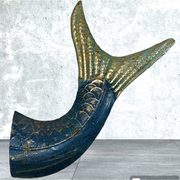 Accents | Colorful And Unique Metal Mermaid Tail Wall Decor | Poshmark
